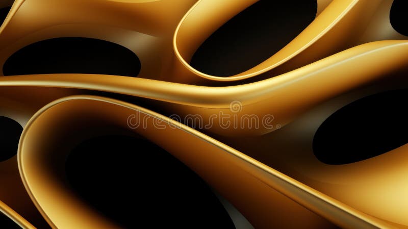 Abstract Gold Background. 3d Rendering, 3d Illustration Stock ...