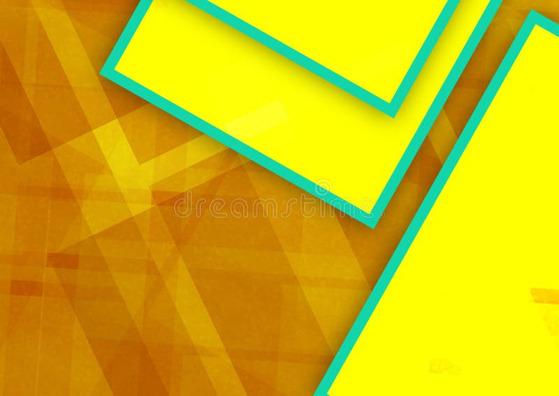 Abstract Gold Background Squares Rectangles and Triangles in Geometric ...