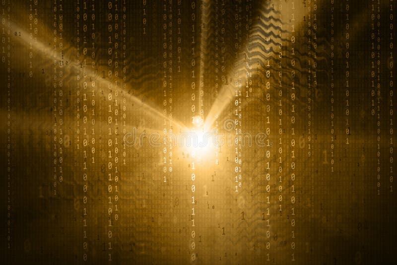 Abstract Gold Binary Numbers Background Stock Photo - Image of digital ...