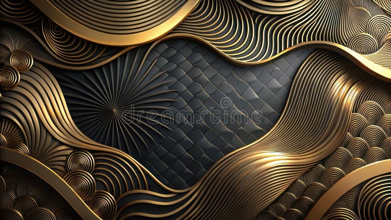 Curvilinear Patterns Stock Illustrations – 1,412 Curvilinear Patterns ...
