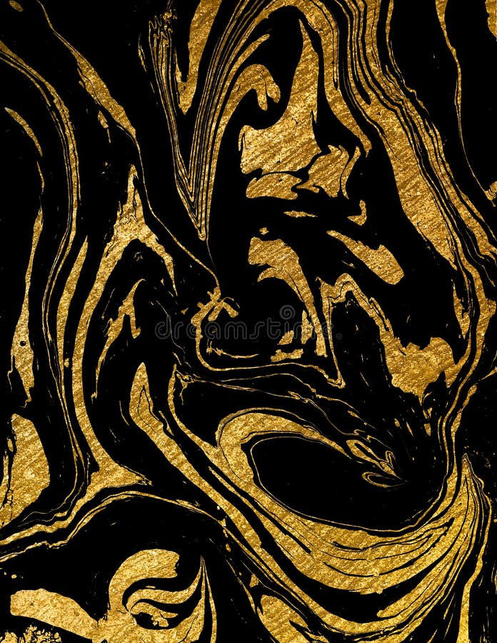 Abstract Gold Black Textured Background Design Stock Photo - Image of ...