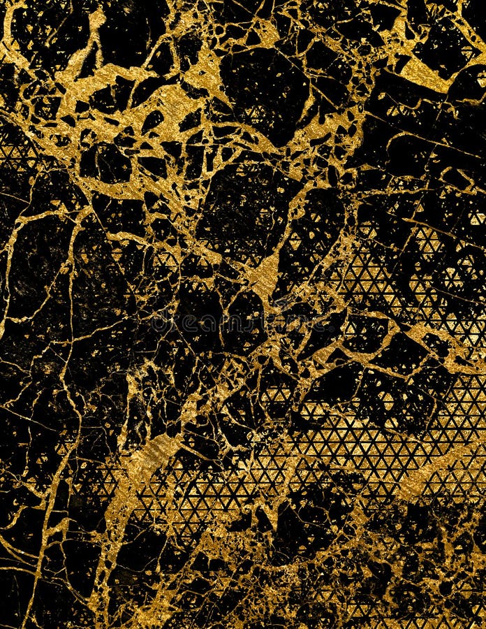 Abstract Gold Black Textured Background Design Stock Image - Image of ...