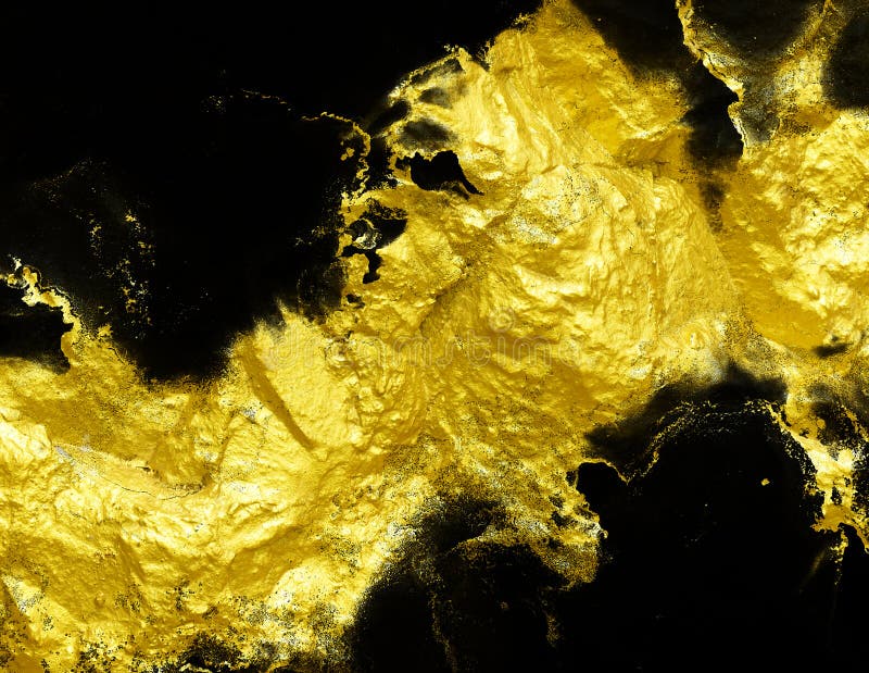 Abstract Gold Black Textured Background Design Stock Photo - Image of ...