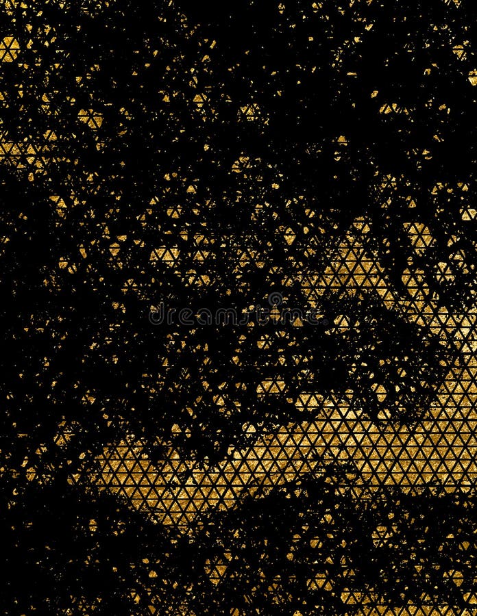 Abstract Gold Black Textured Background Design Stock Image - Image of ...