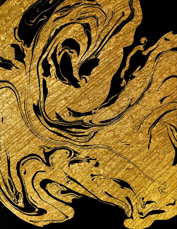 Abstract Gold Black Textured Background Design Stock Photo - Image of ...