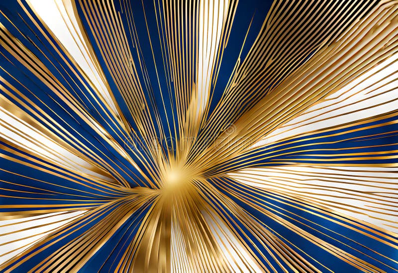 Abstract Gold and Blue Lines Background Stock Photo - Image of award ...
