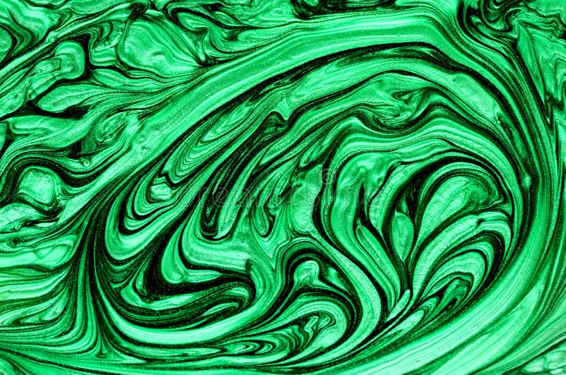 Abstract Gold and Blue Liquid Pattern. Stock Photo - Image of color ...