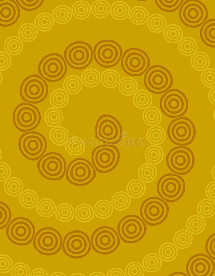 Abstract Gold Brown Swirl Background Stock Illustration - Illustration ...
