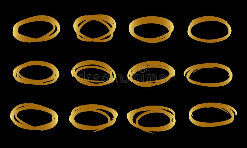 ABSTRACT GOLD CIRCLE VECTOR 3 Stock Vector - Illustration of abstract ...