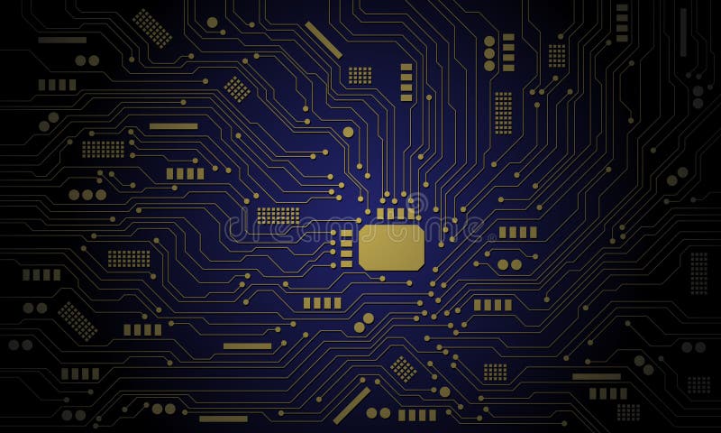 Gold Computer Chip Texture Stock Illustrations – 812 Gold Computer Chip ...