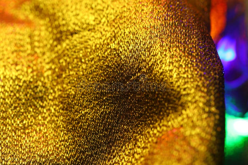 Abstract Gold Cloth Texture Macro Shot Stock Photo - Image of beautiful ...