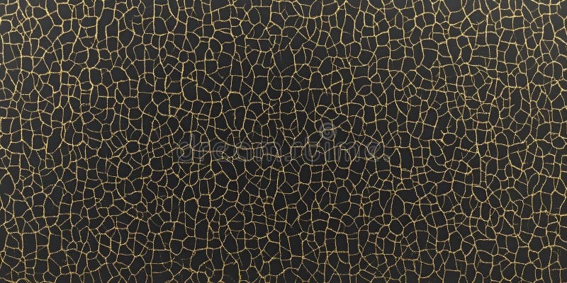 Abstract Gold Crackle Pattern on Black Background Good Resolution Stock ...