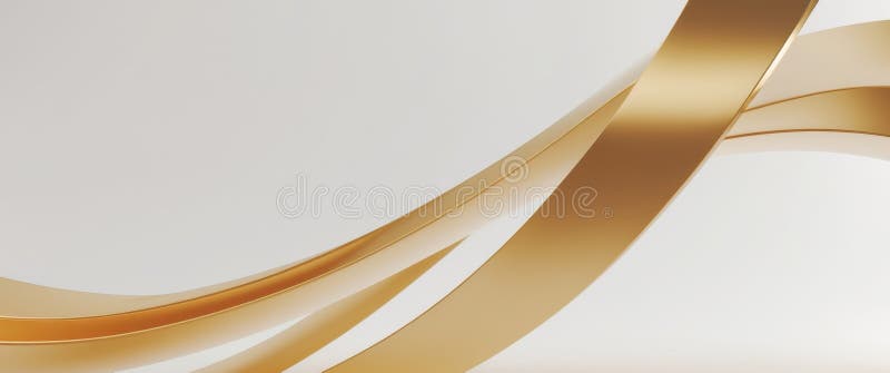 Abstract Gold Curve , Copy Space Concept for Wallpaper or Background ...