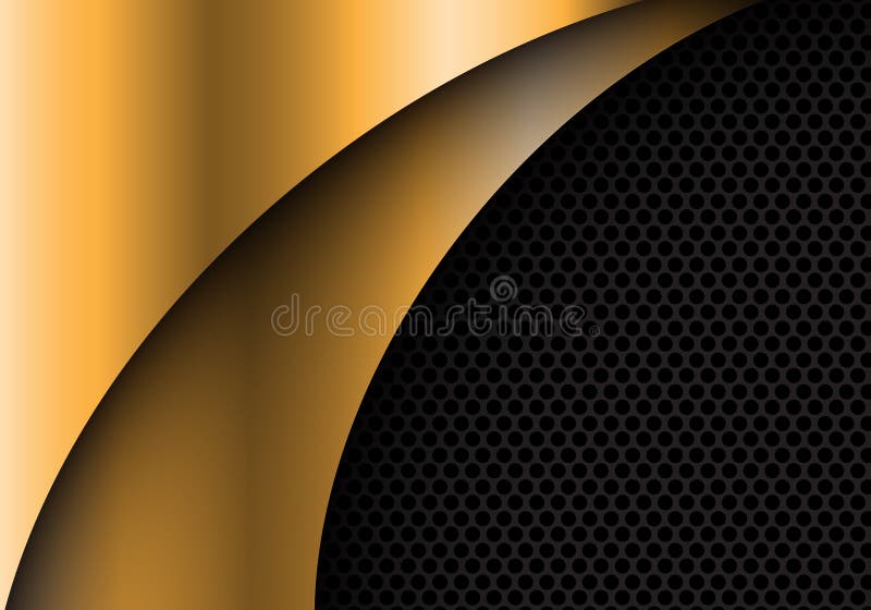 Abstract Gold Curve Shape Design Modern Luxury Background Vector Stock ...