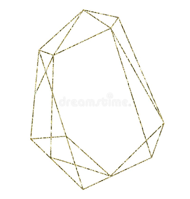 Abstract Gold Frame. stock illustration. Illustration of gold - 274688741