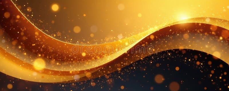 Abstract Gold Geometric Curves Flowing Design Abstract Luxury Pattern ...