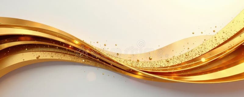 Abstract Gold Geometric Curves, Flowing Design, Wallpapers ...