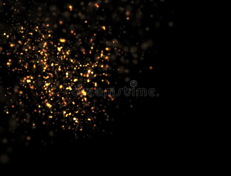 Abstract Red Glitter Explosion On Black Background Stock Photo - Image ...
