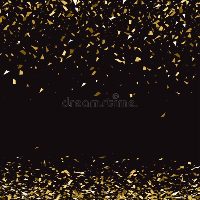 Abstract Gold Glitter Splatter Background for the Card Stock Vector ...
