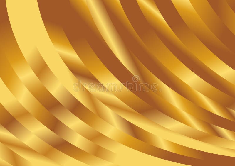 Abstract Gold Gradient Curved Stripes Background Vector Graphic Stock ...