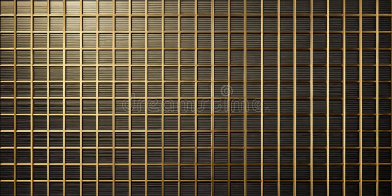 Abstract Gold Grid Pattern on Dark Surface a Textured Background Image ...
