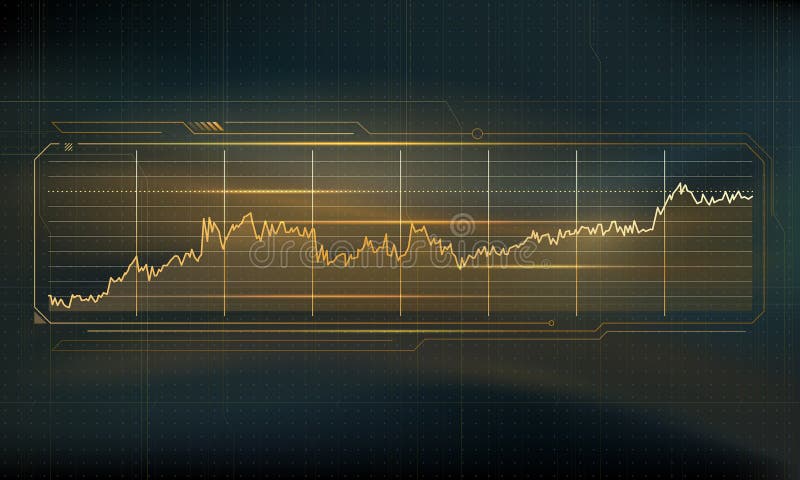 Abstract Gold Infographic Investment Graphics. Stock Vector ...