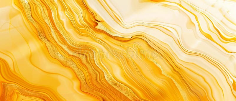Abstract Gold Ink Flow Background Stock Illustration - Illustration of ...