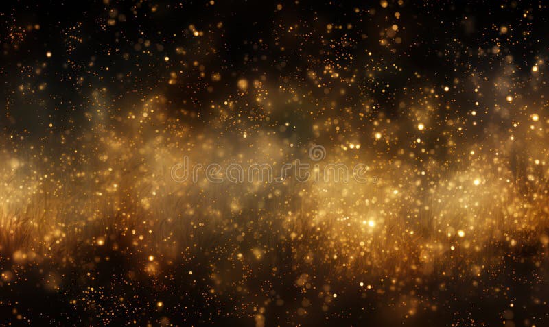 Abstract Golden Glimmering Background, Photos, in the Style of Flowing ...