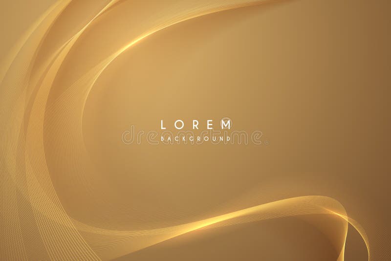 Abstract Gold Light Threads Background Stock Illustrations – 240 ...