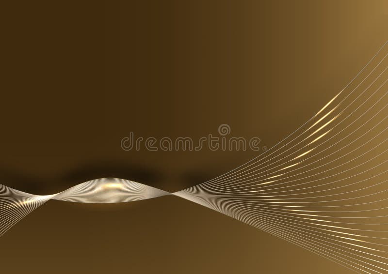 Abstract Gold Light Threads Background Stock Illustrations – 240 ...