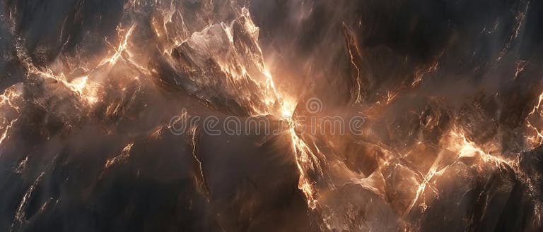 Abstract Gold Lightning Marble Background Stock Illustration ...
