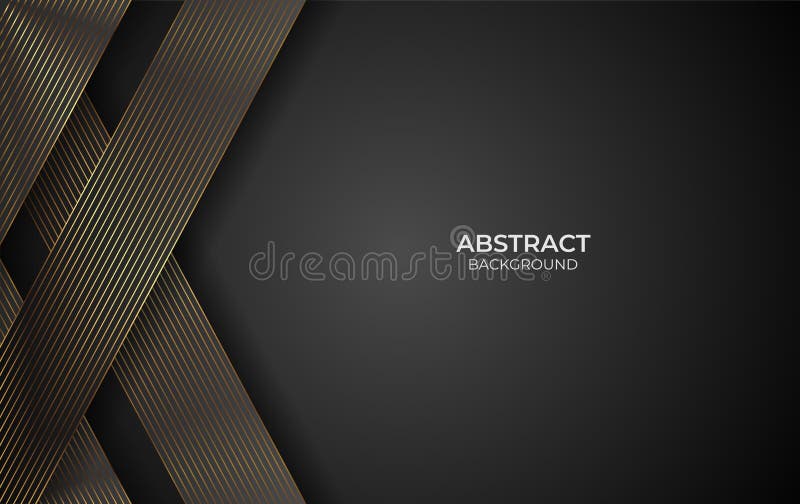 Abstract Gold Line Design Style Stock Vector - Illustration of ...