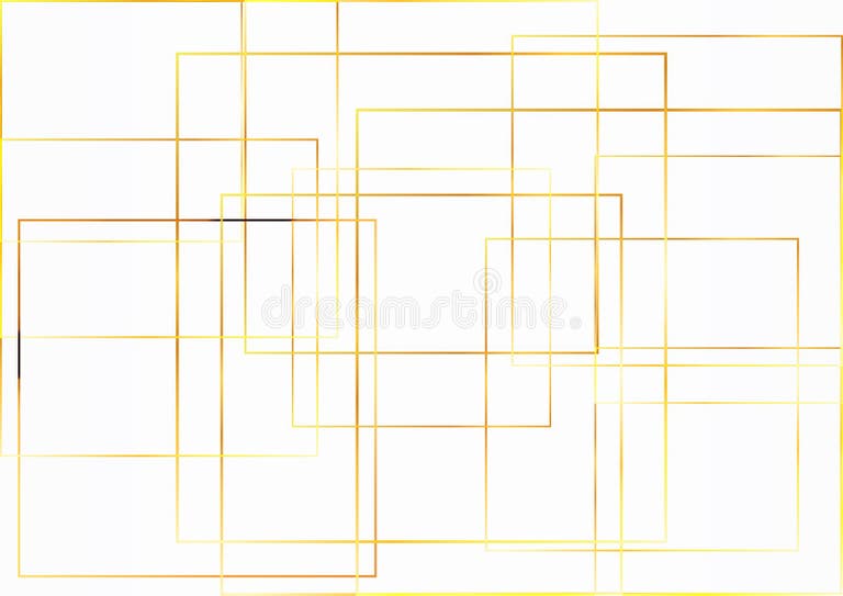 Abstract Gold Line Pattern and Geometric Background. Luxury Gold Line ...