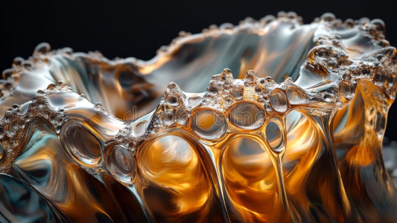 Abstract Gold Liquid Metal Texture Stock Illustration - Illustration of ...