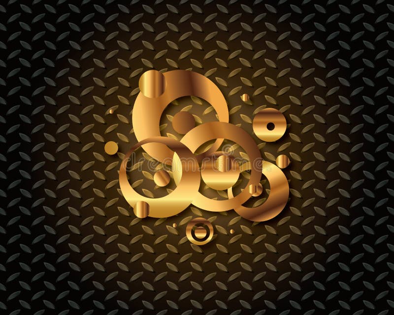 Abstract Gold Logo Vector stock vector. Illustration of reflection ...