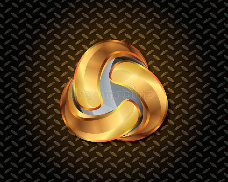 Abstract Gold Logo Vector stock vector. Illustration of background ...