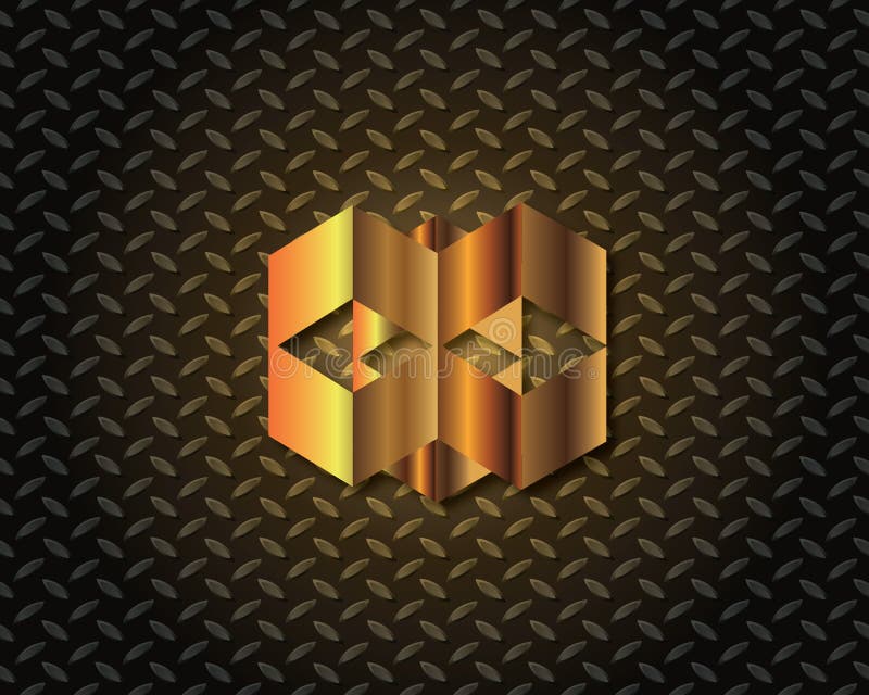 Abstract Gold Logo Vector stock vector. Illustration of vector - 82804673