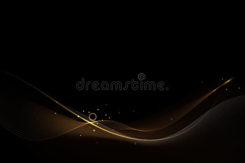 Abstract Gold Luxury Background. Vector Illustration Element with Gold ...