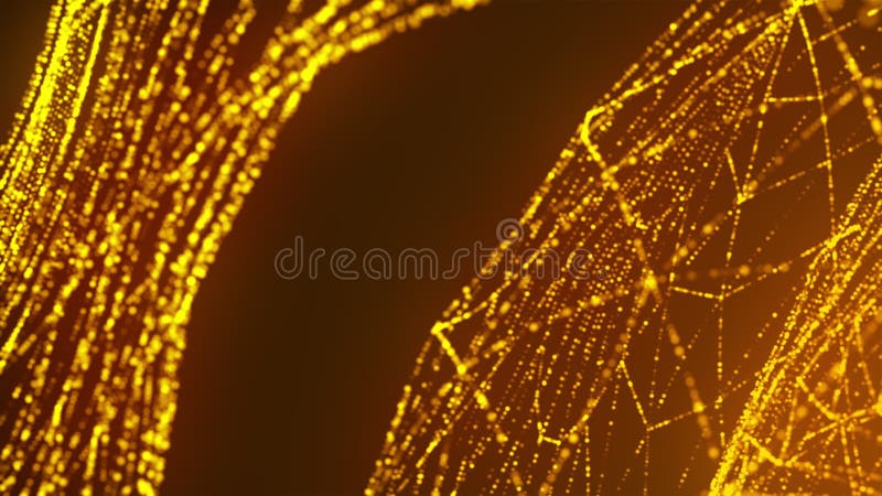 Abstract Gold Particles stock video. Video of abstract - 314610283