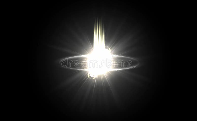 Abstract Gold Pulsating Glow Element from Particles and Dots. Explosion ...