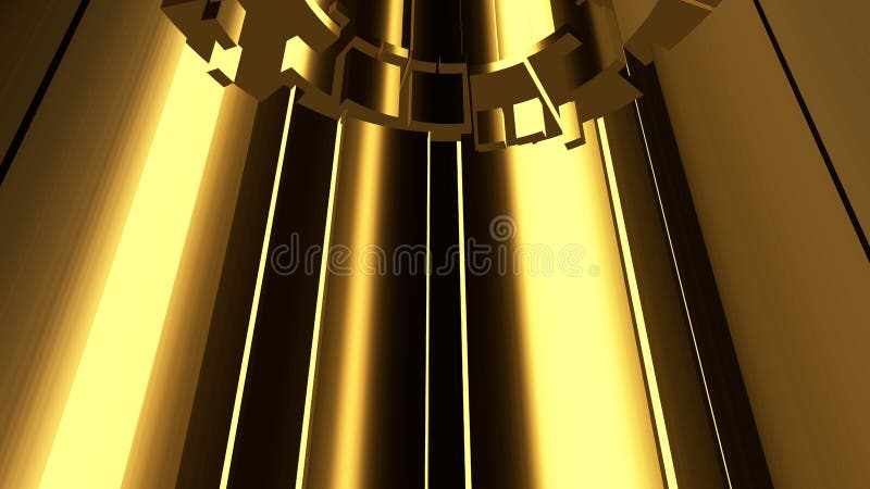 Abstract Gold Scene Background Stock Illustration - Illustration of ...