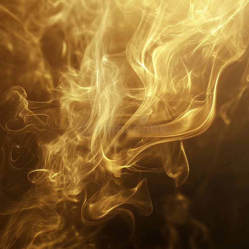 Abstract Gold Smoke Background Stock Illustration - Illustration of ...