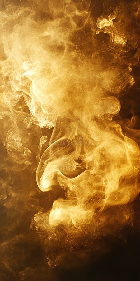 Abstract Gold Smoke Background Stock Illustration - Illustration of ...