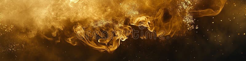 Abstract Gold Smoke Background Stock Illustration - Illustration of ...