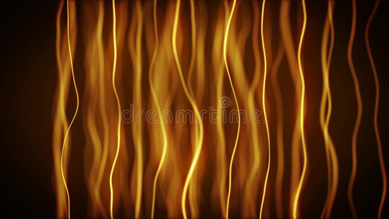 Abstract Gold Strings Waving Fx Background Loop Stock Video - Video of ...