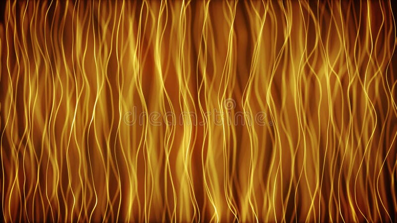 Abstract Gold Strings Waving Fx Background Loop Stock Video - Video of ...
