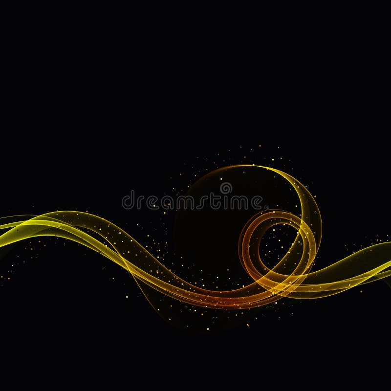 Abstract Gold Strips Design. Shiny Golden Moving Lines Design Element ...