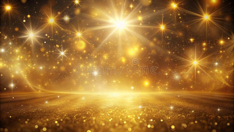 Abstract Gold Studio Background Featuring Ethereal Patterns and a ...
