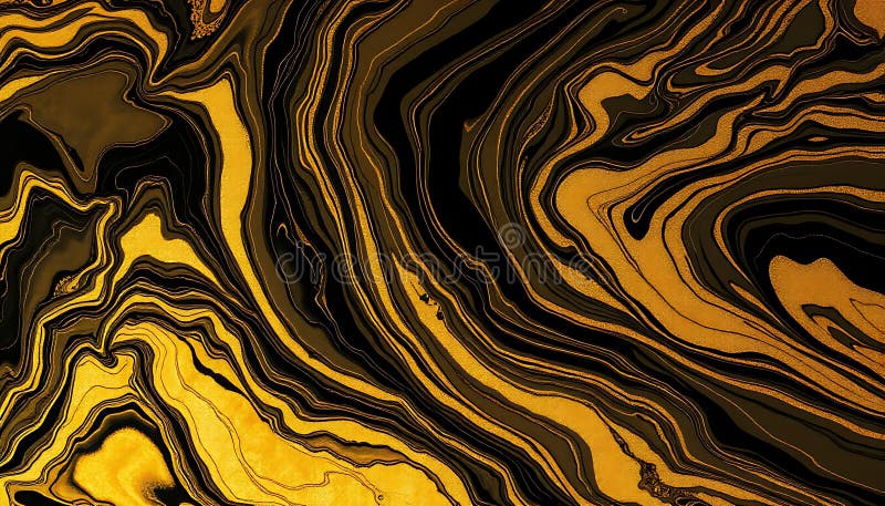 Abstract Gold Swirl Texture, Luxurious Background Design. Stock Photo ...