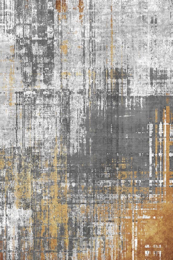 Abstract Gold Texture Art Background, Vintage Carpet Pattern. Stock ...